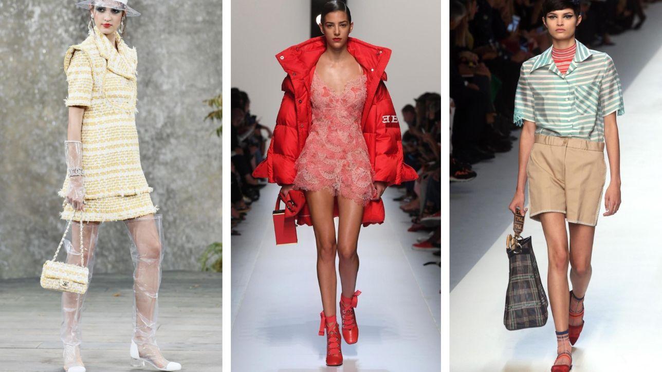 Moda: i mini abiti e i look con le gambe in primo piano