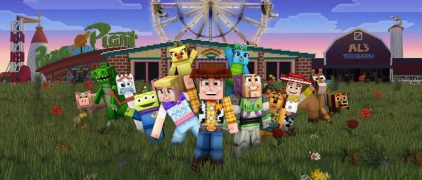 Minecraft e Toy Story insieme in vista del ritorno di Woody e Buzz ...